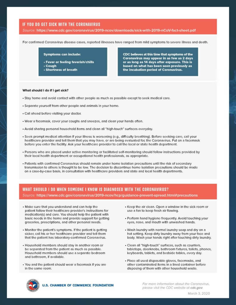 Covid-19 Workplace tips for Employees - Anderson County Chamber of Commerce