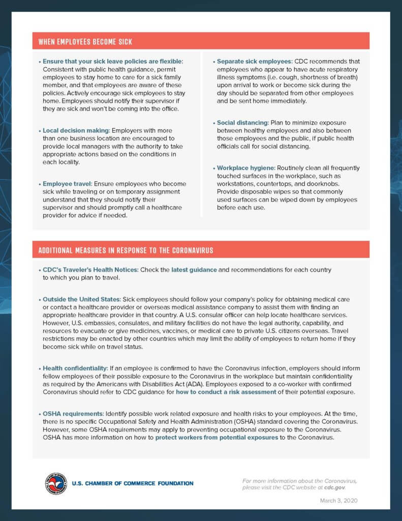 Covid-19 Employers Response Plan - Anderson County Chamber of Commerce